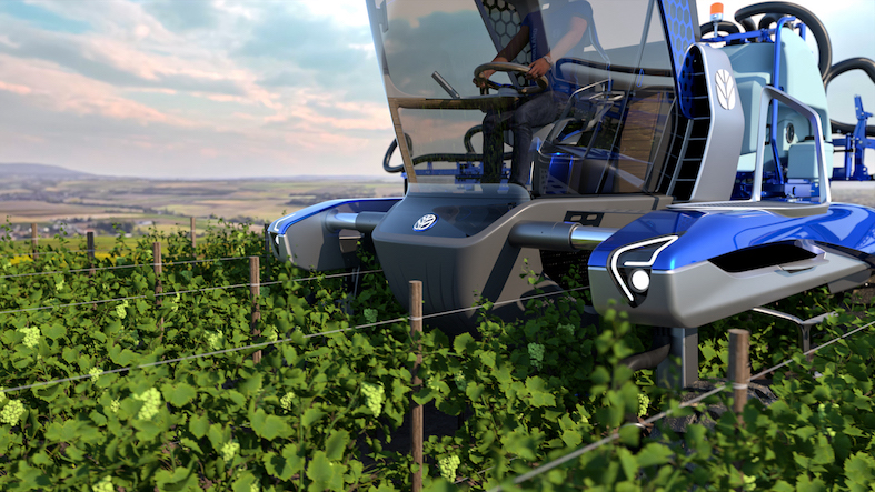 Straddle Tractor, New Holland, venceu o Good Design Award na categoria ...